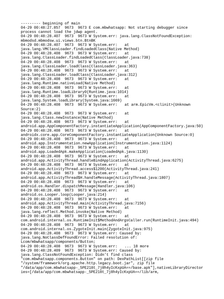 Logcat | Download Free PDF | Java (Programming Language) | Mobile App