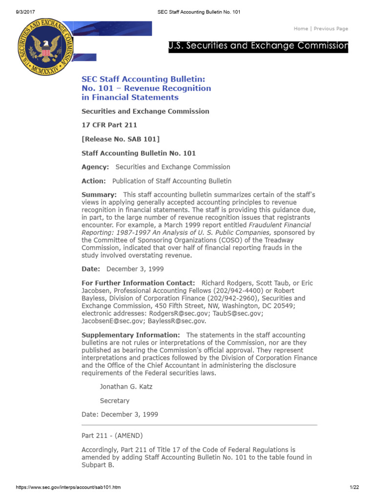 Revenue Recognition Guidance | PDF | Financial Accounting Standards ...