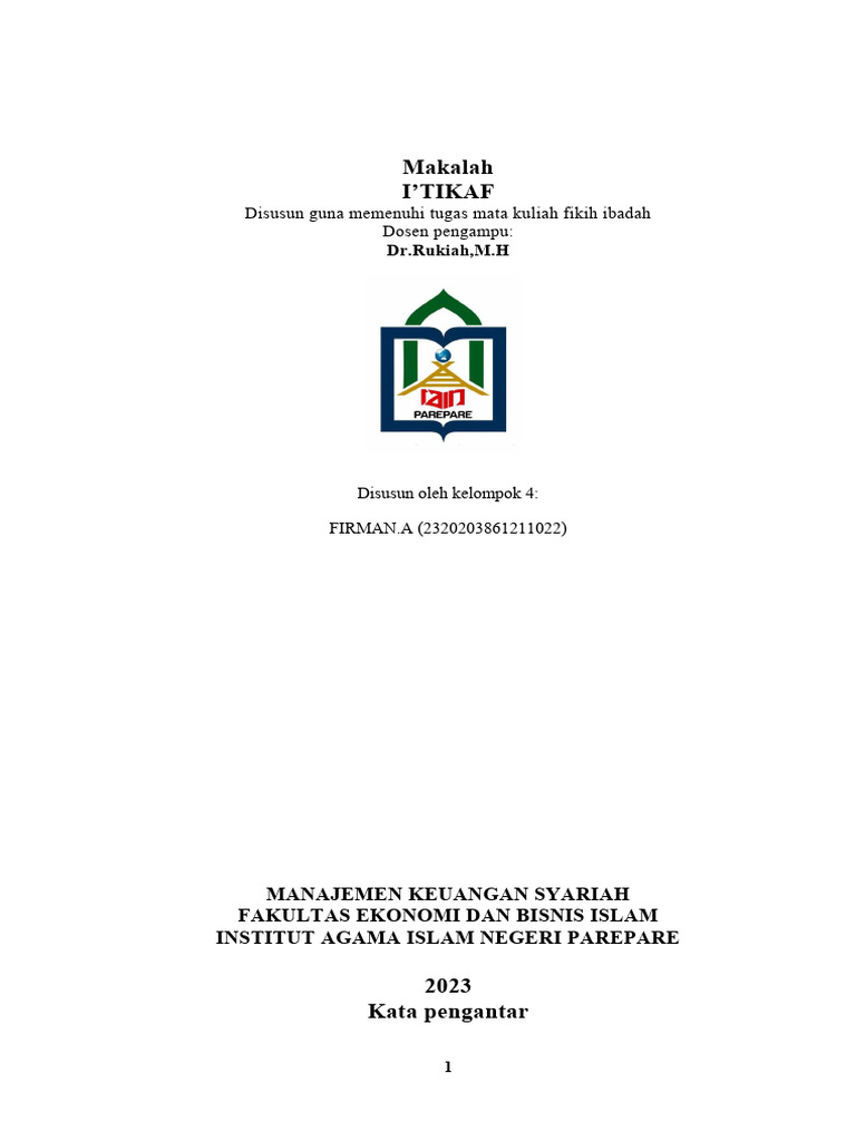 Tugas Fikis Ibadah Kelompok4 | PDF