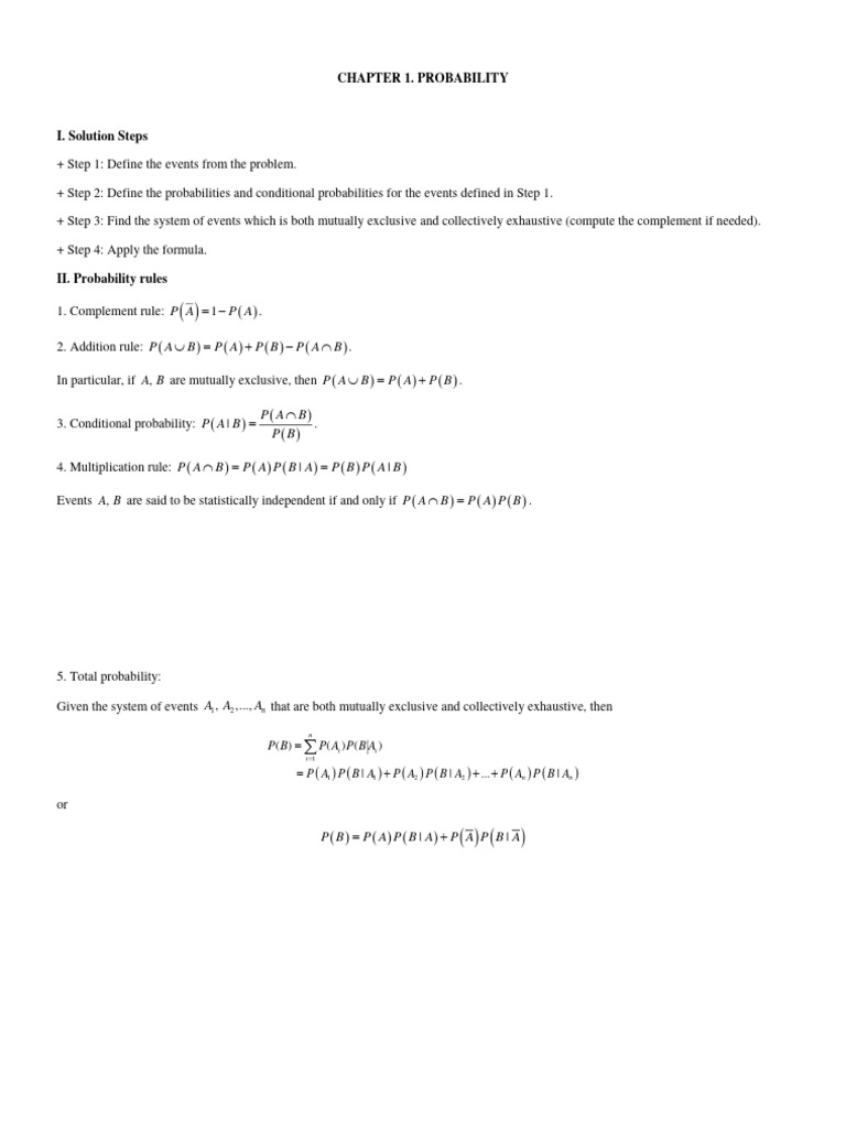 Review - Probability | Download Free PDF | Probability Distribution | Mathematics