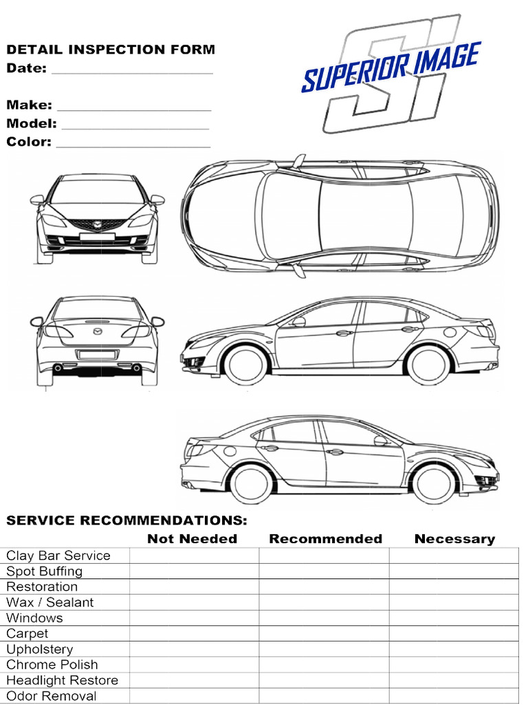 Detail Inspection Form Steel Image | PDF