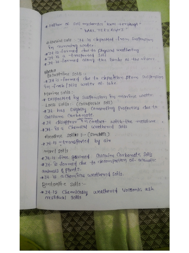 Soil mechanics notes 1,2 | PDF