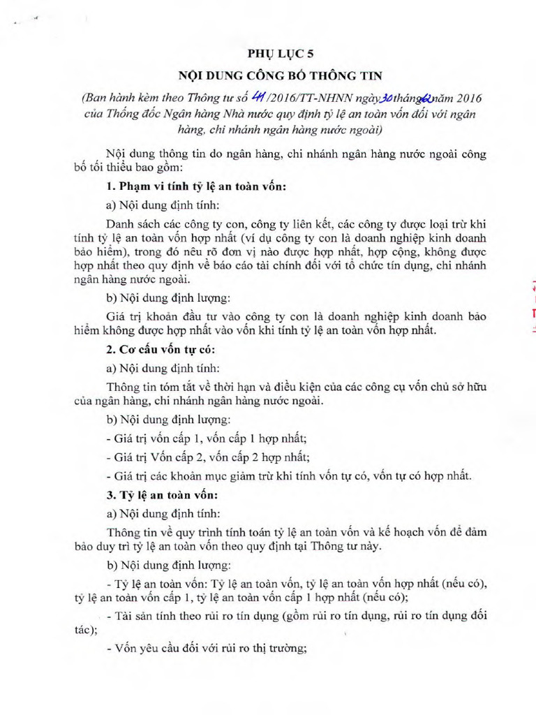 VanBanGoc - Phu Luc 5 | PDF