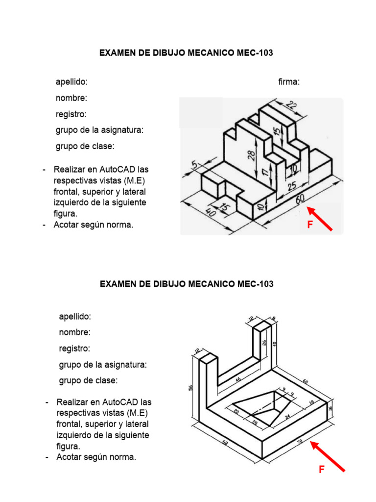 Examen Mec 103 | PDF