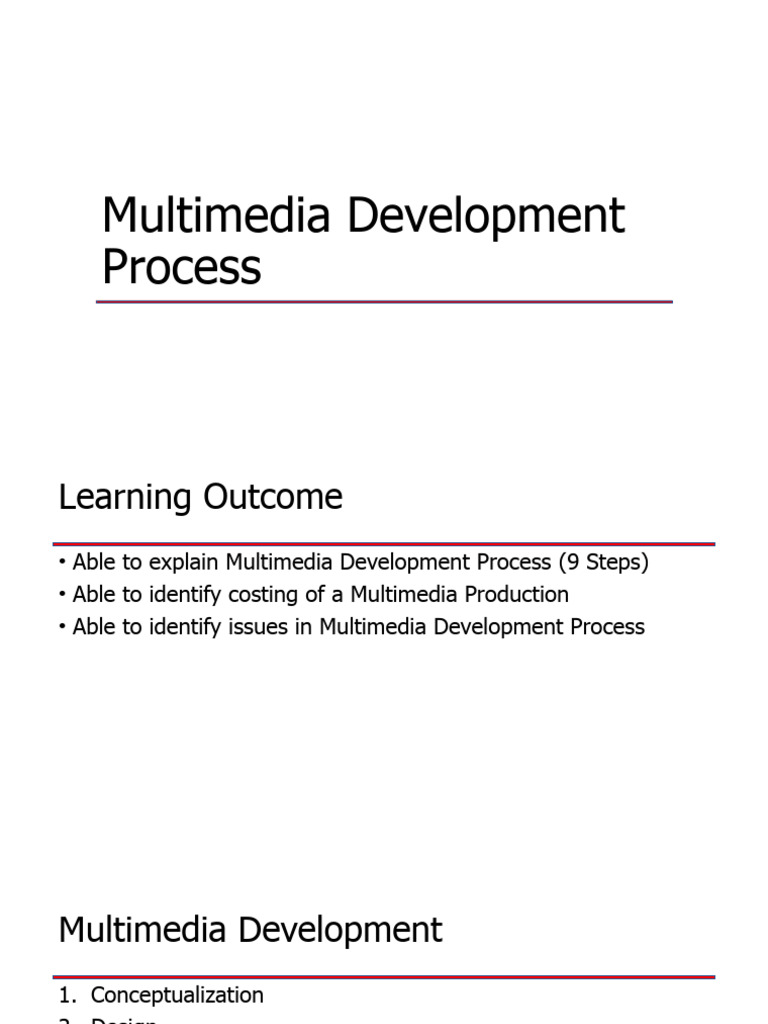 Chapter 3 Multimedia Development Process | PDF | Software Prototyping | Multimedia