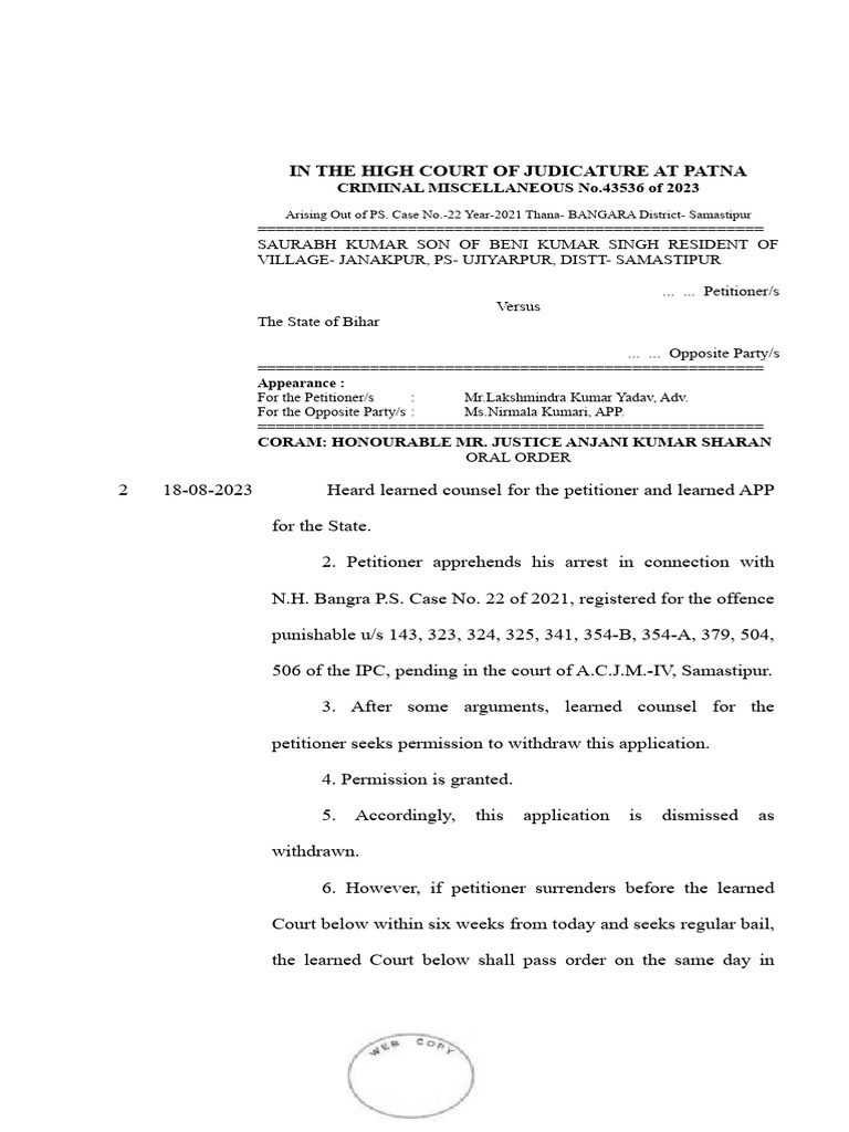 NiM0MzUzNiMyMDIzIzIjTg rA4S Ak1 29Tckk | PDF | Courts | Government