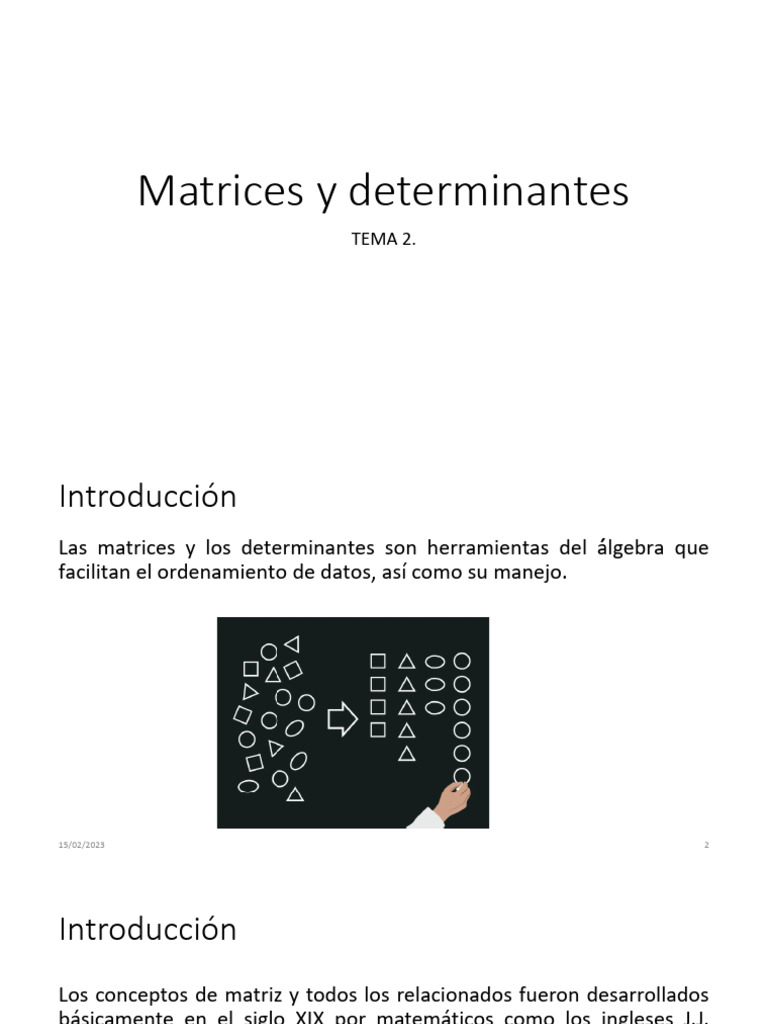 Leccion1 - Introducción A Las Matrices | PDF | Matriz (Matemáticas ...
