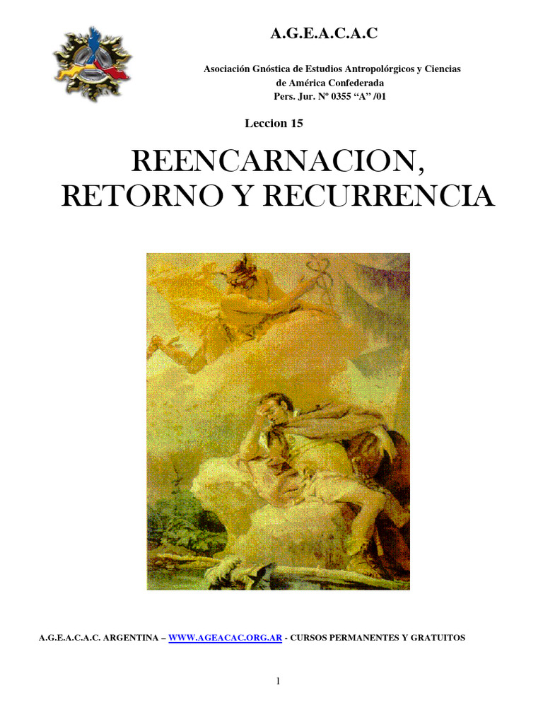 15 Reencarnacion, Retorno y Recurrencia | PDF | Reencarnación | Verdad