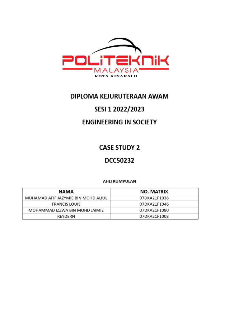 Case Study 2 | PDF | Risk | Employment