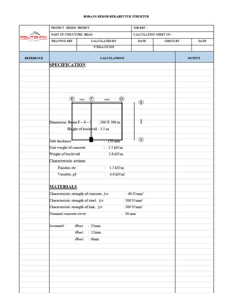 Beam | PDF | Beam (Structure) | Building Technology
