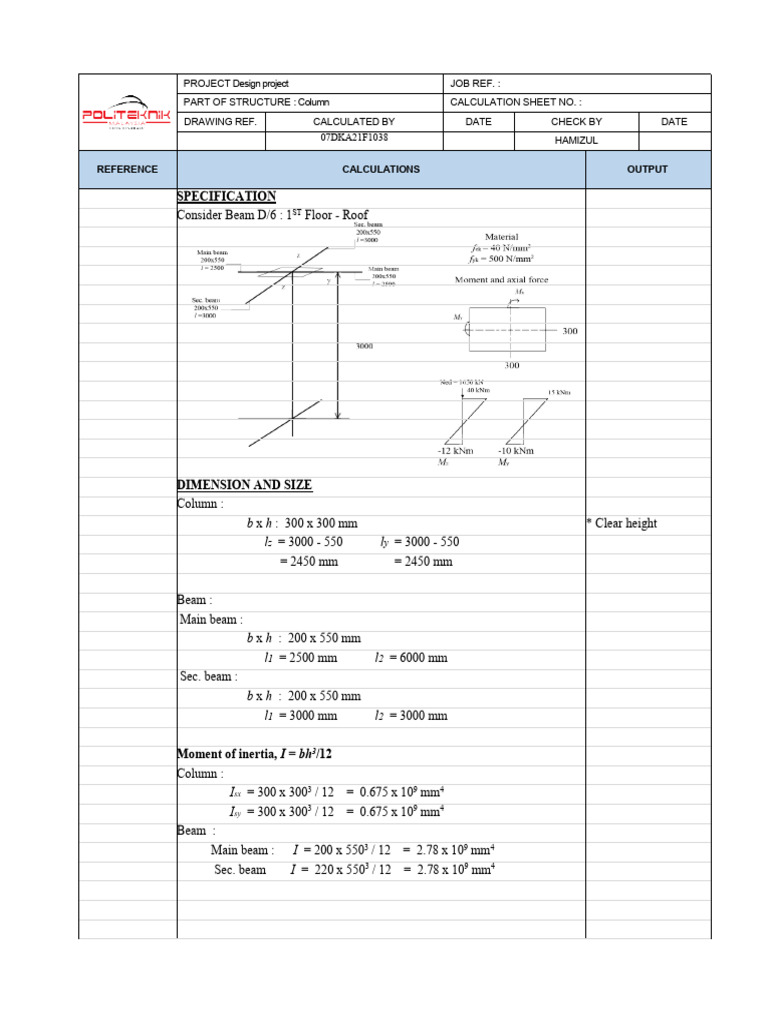Column 2 | PDF | Mechanical Engineering | Solid Mechanics