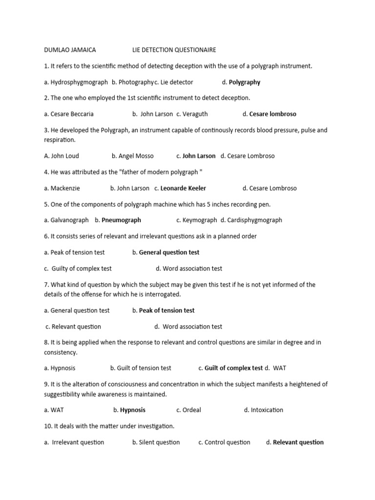 Galvanograph in Lie Detection | PDF | Polygraph