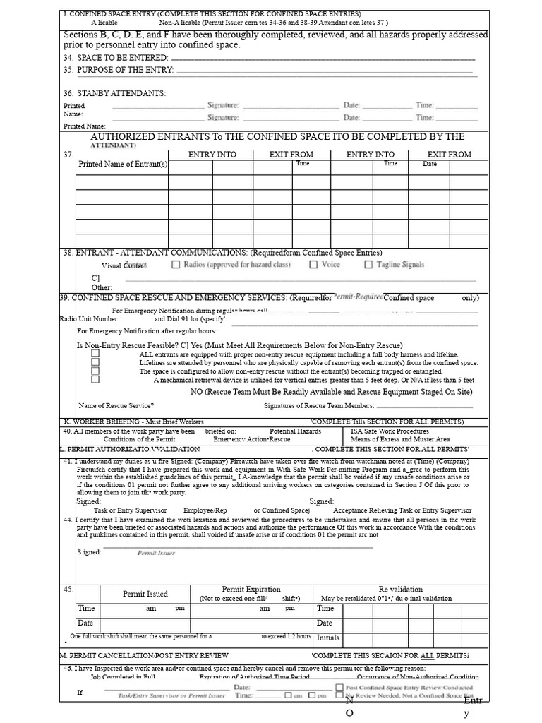 Permit to Work | PDF | Safety | Occupational Safety And Health