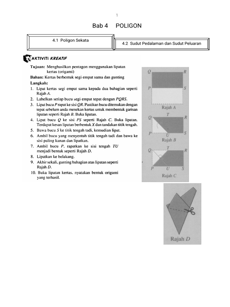 4 Poligon Sekolah | PDF