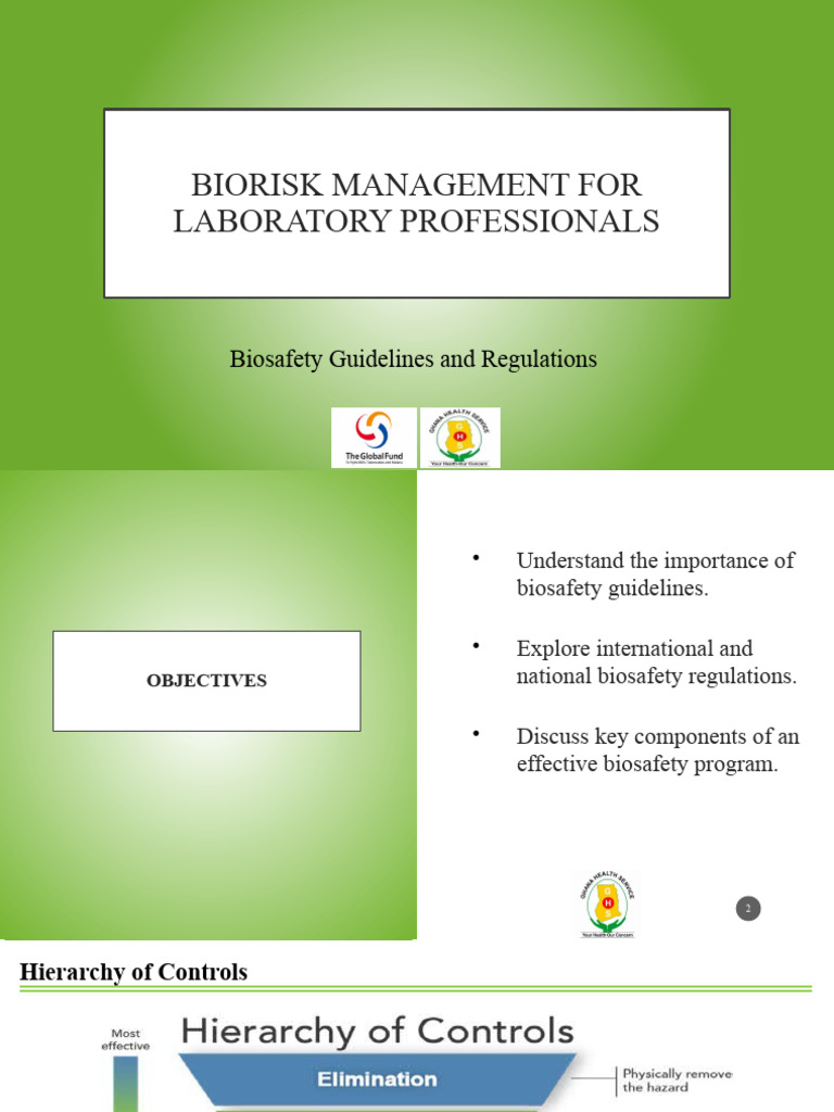 Biosafety Guidelines And Regulations Pdf Safety