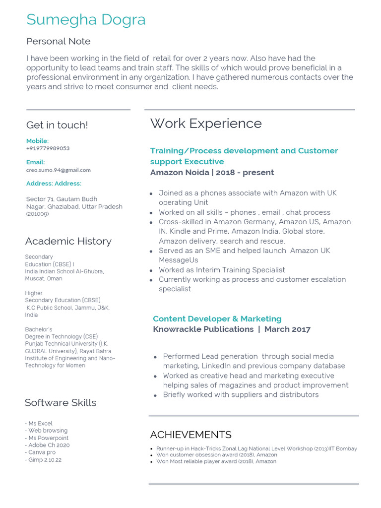 Sumegharesume 2021 | PDF | Information Technology | Computing