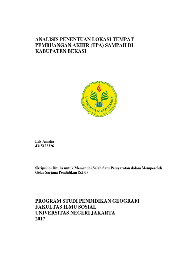 Skripsi Lily Amalia | PDF | Ilmu Sosial