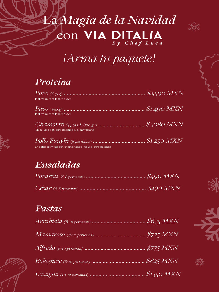 Menu-posada-revista | PDF