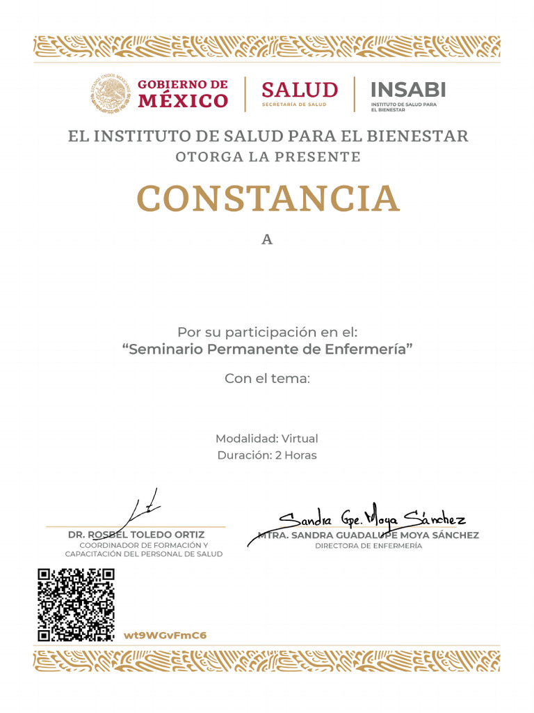 Constancia | PDF