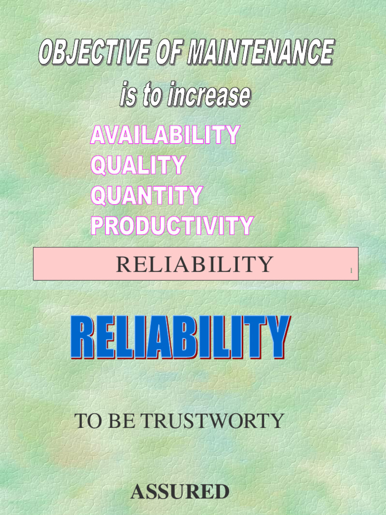 Availability | PDF | Reliability Engineering | Systems Engineering