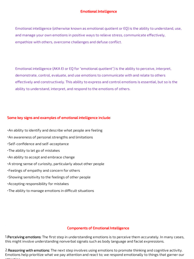 eq sq | PDF | Emotional Intelligence | Empathy