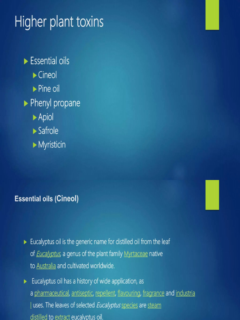 Essential Oils and Phenyl Propane Toxicity | PDF