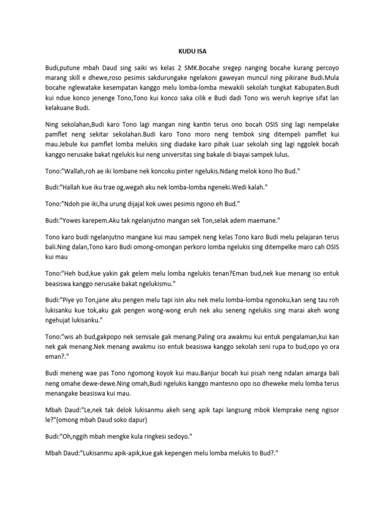 KUDU ISA-WPS Office | PDF