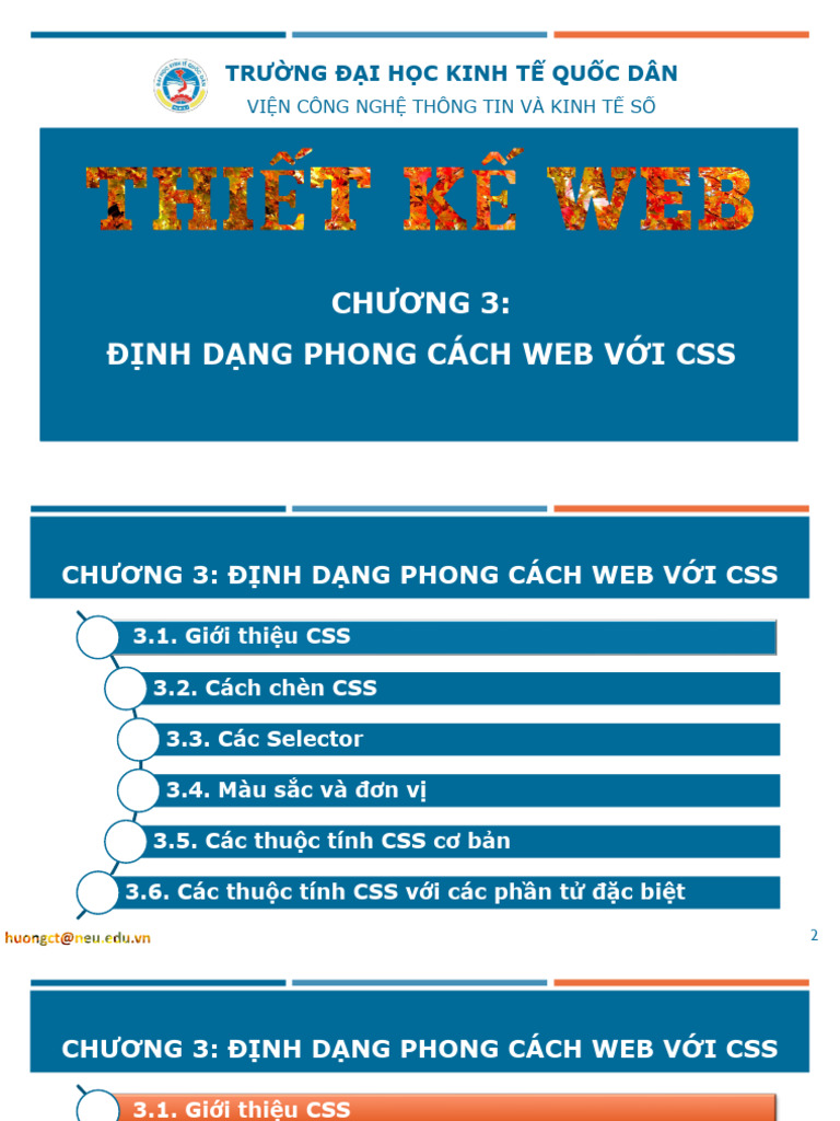 Chuong 3-Ä Á NH Dáº¡ng Phong Cã¡ch Web Vá I CSS-2 | PDF