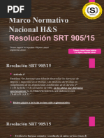 Resolución SRT 905-15 - Funciones A Desarrollar Los Servicios de HyS y de Medicina Del Trabajo ...