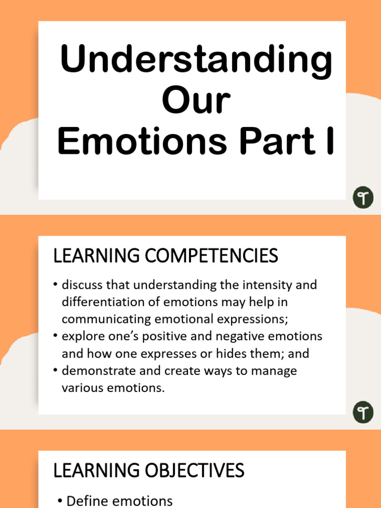 Understanding Our Emotions | PDF | Emotions | Affect (Psychology)