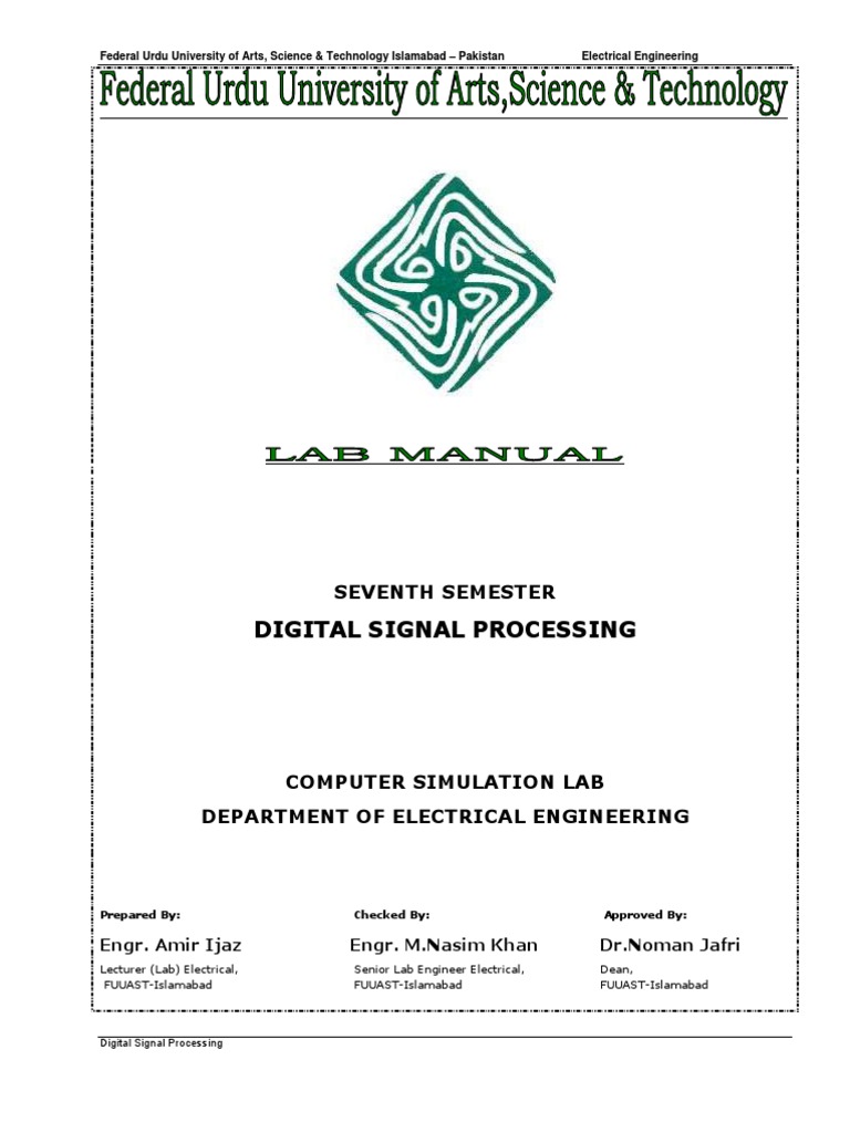 DSP | PDF | Digital Signal Processing | Signal (Electrical Engineering)