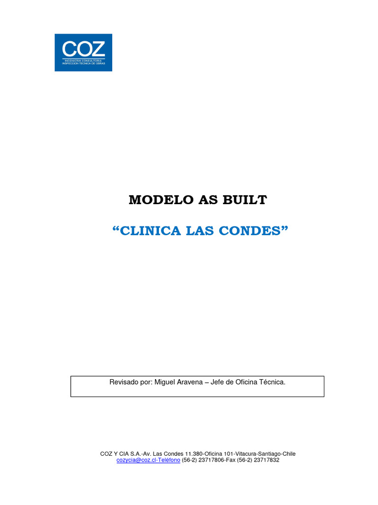 INFORME - CLC - Modelo As Built | PDF | Naturaleza