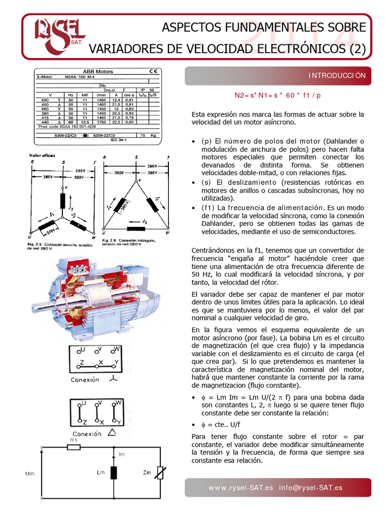 Variadores de Velocidad 2 | PDF | Corriente eléctrica | Inductor