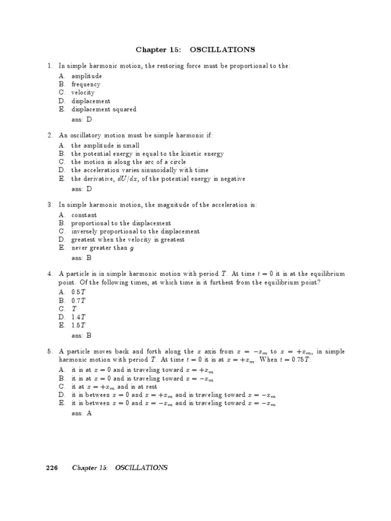 Random Qs+As | PDF | Acceleration | Physical Sciences
