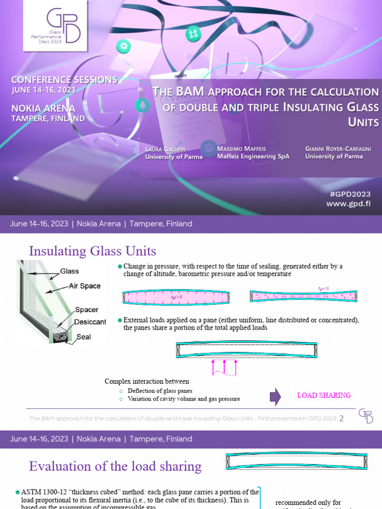 The BAM Approach For The Calculation of Double and Triple Insulating ...