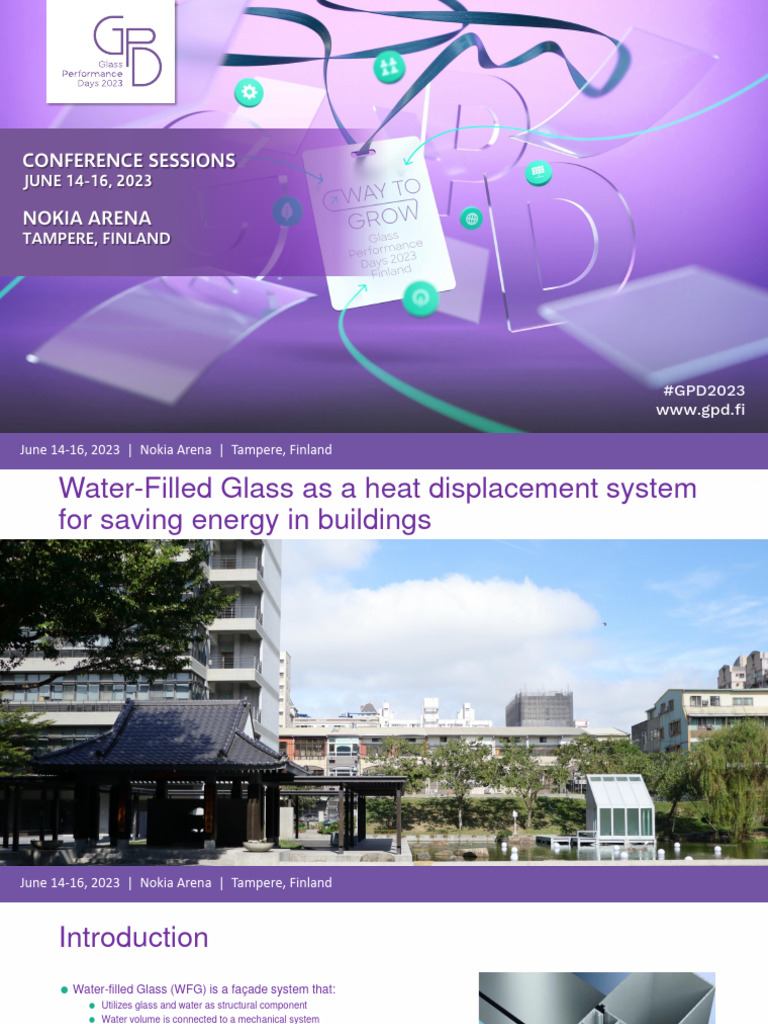 Water-Filled Glass (WFG) As A Heat Displacement System For Saving ...