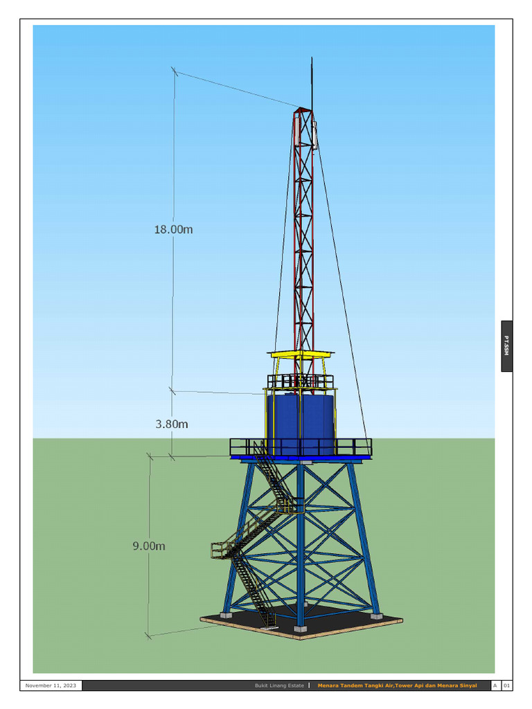 Tower Penguat Sinyal Sub Basecamp BN | PDF