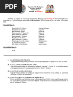 Badac Minutes Badang 2024 | PDF