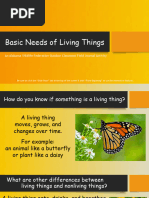 Basic Needs of Living Things Worksheet | PDF