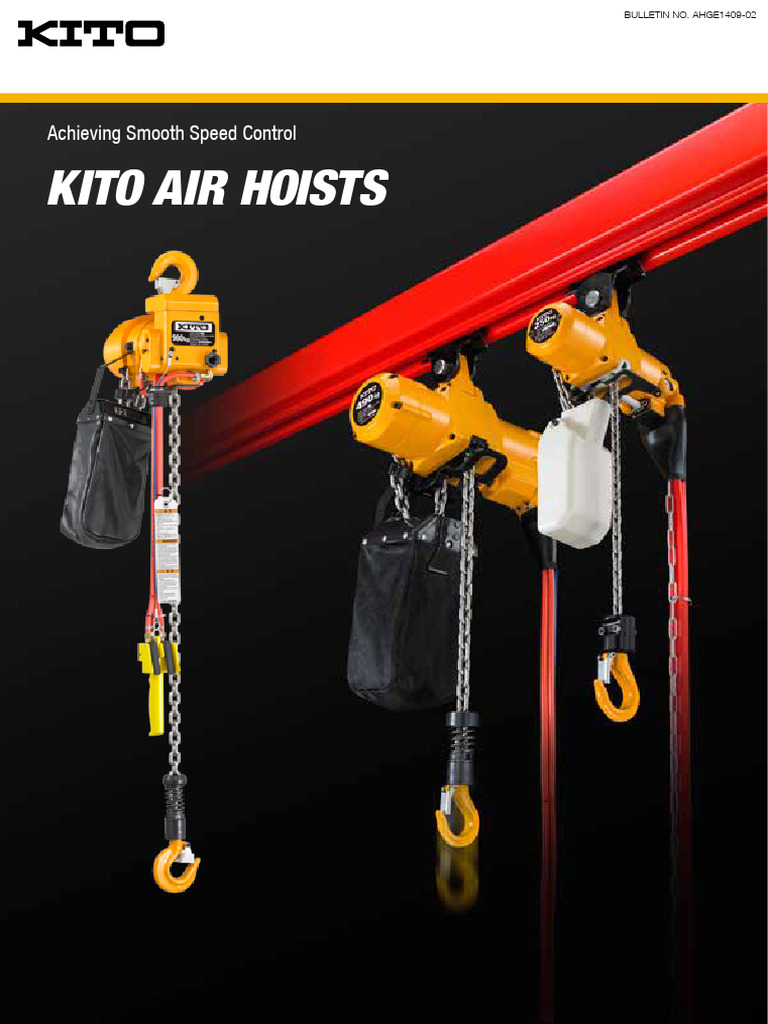 Air-Hoist-Catalog | PDF | Crane (Machine) | Manufactured Goods