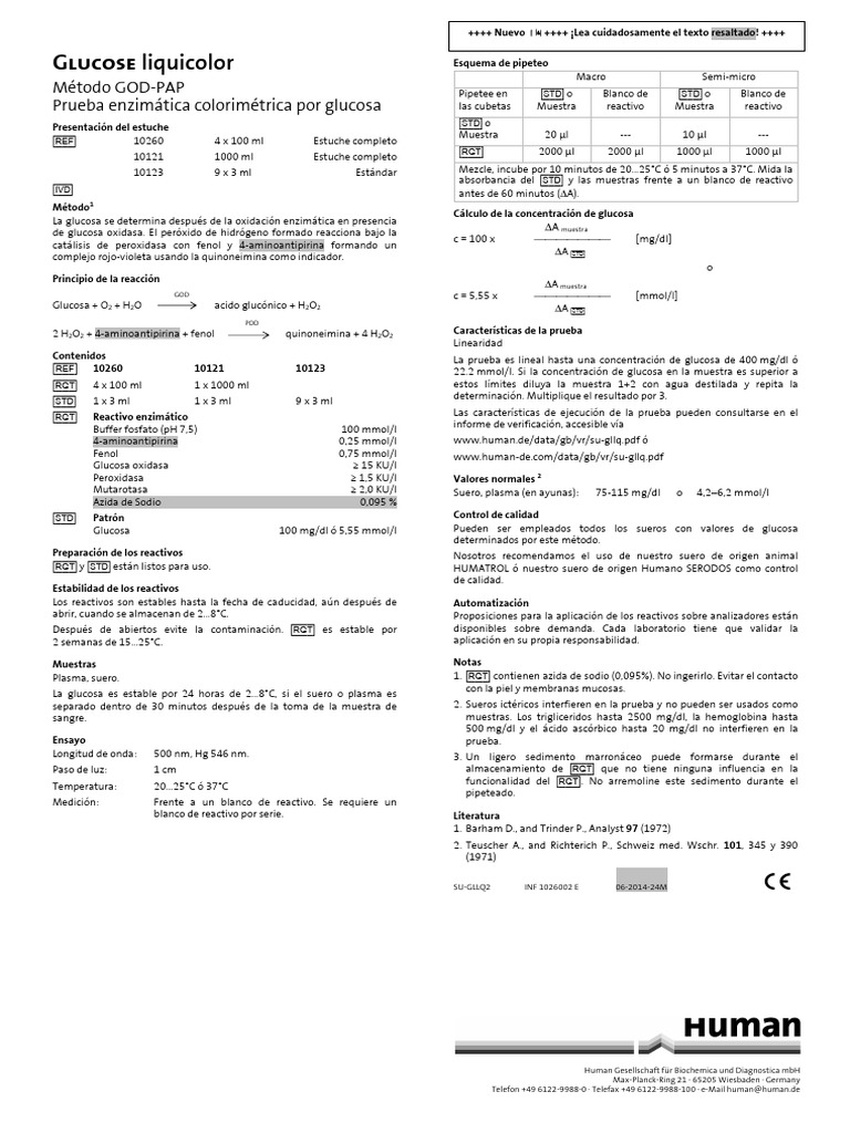 Glucosa God Pap | PDF | Peróxido de hidrógeno | Química