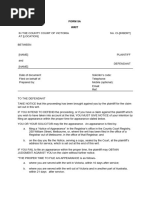 VCAT Document Preparation Guide | PDF | Affidavit | Summons