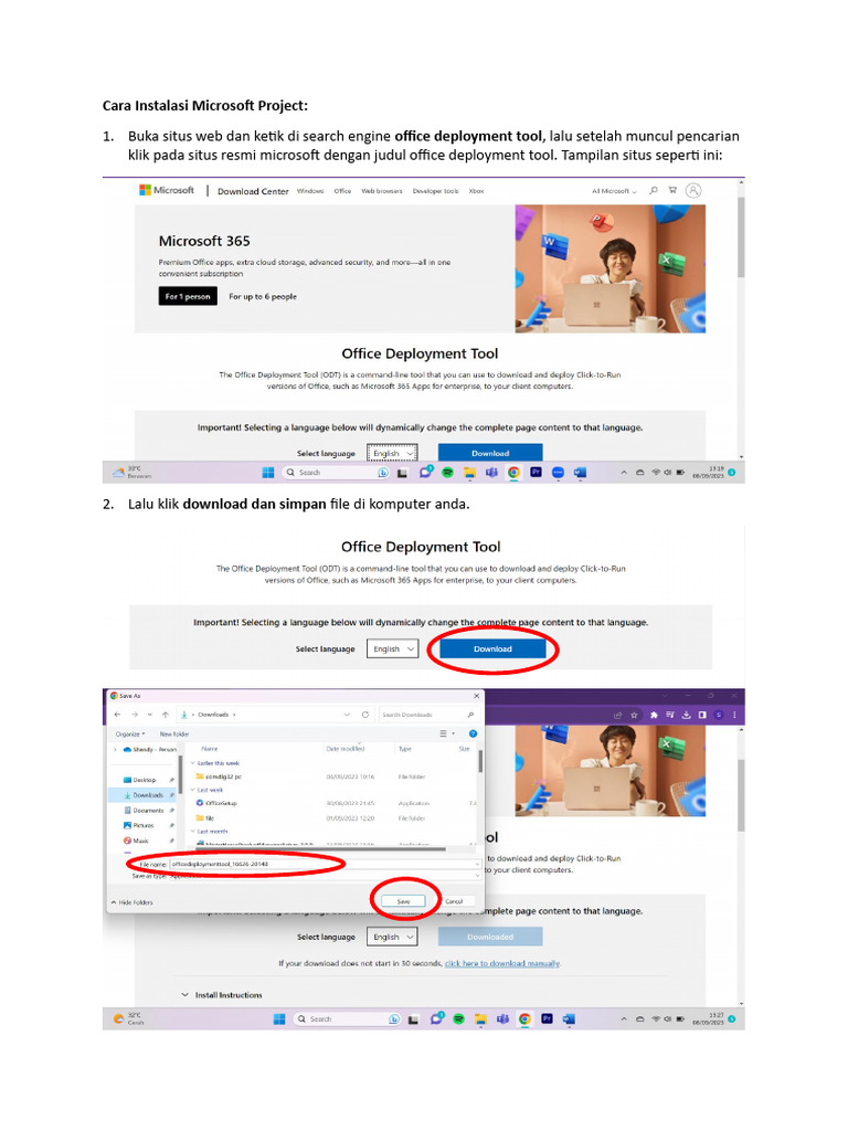Cara Instalasi Microsoft Project | PDF