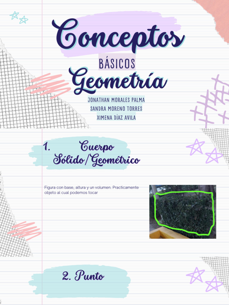 Conceptos Básicos - Geometría | PDF | Métodos y materiales de enseñanza ...