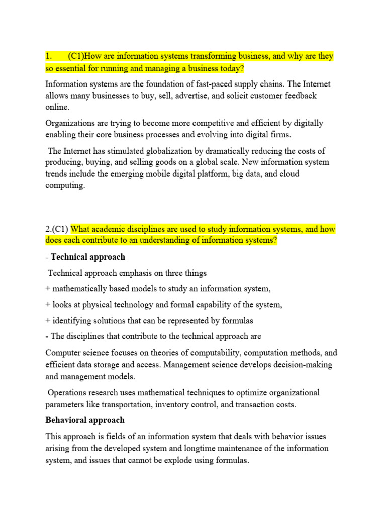 Open Ended | PDF | Customer Relationship Management | Information System