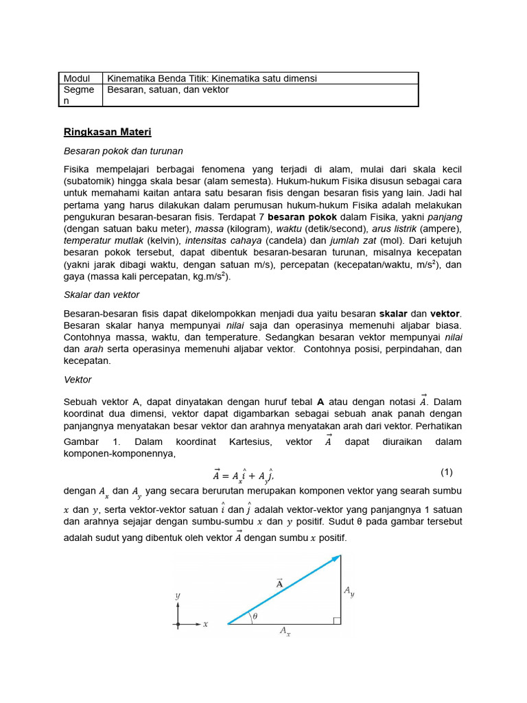01-01 Review Vektor | PDF