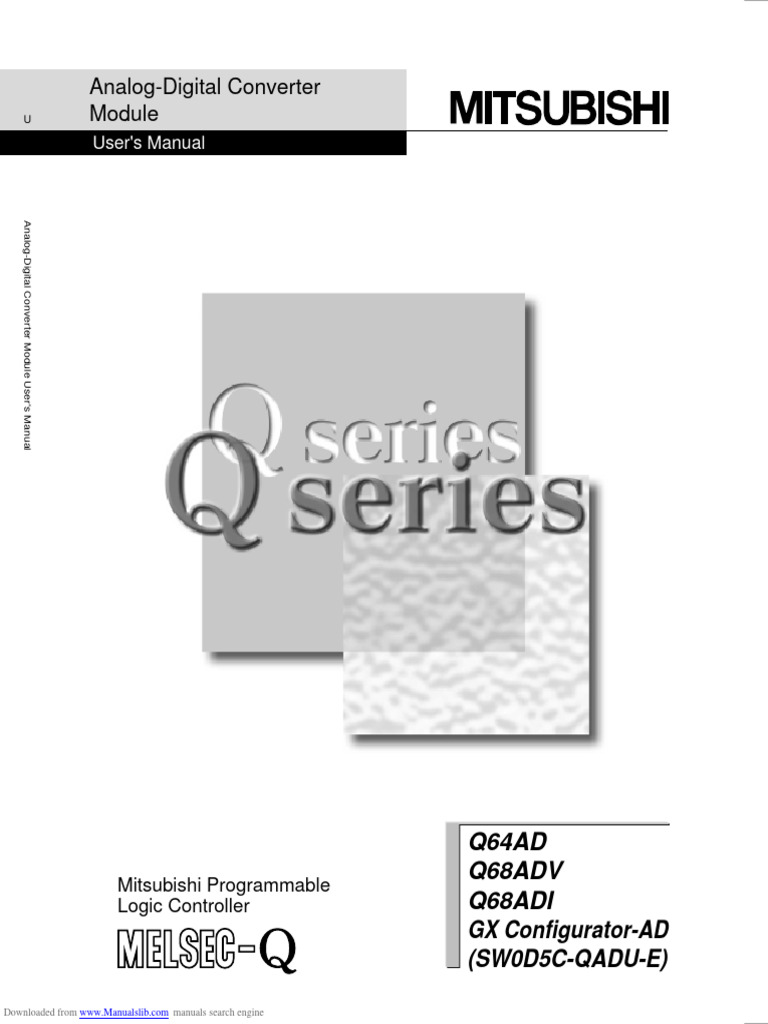 q64ad Users Manual | PDF | Programmable Logic Controller | Analog To ...