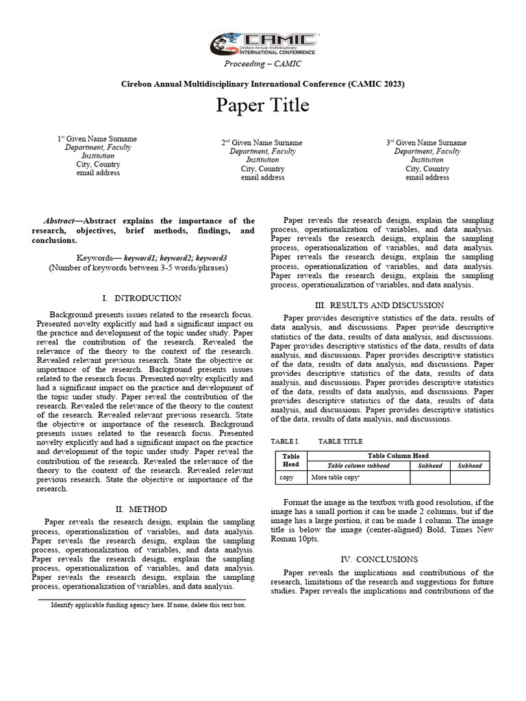 Contoh Template Jurnal | Download Free PDF | Statistics | Data