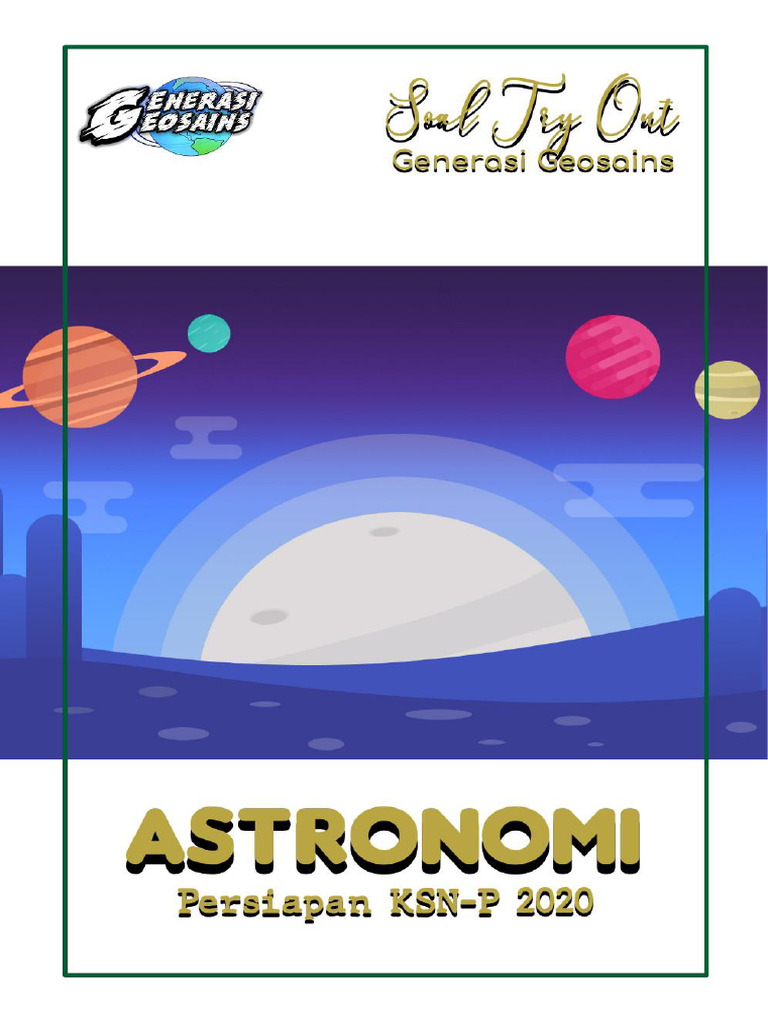 Soal TO KSP 2020 Generasi Geosains | PDF