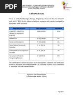BARANGAY BDRRM PLAN CY 2022 - Accomplishment Report | PDF | Science ...